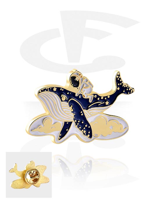 Pin with humpback whale design (Alloy Steel) | The World's No.1 ...