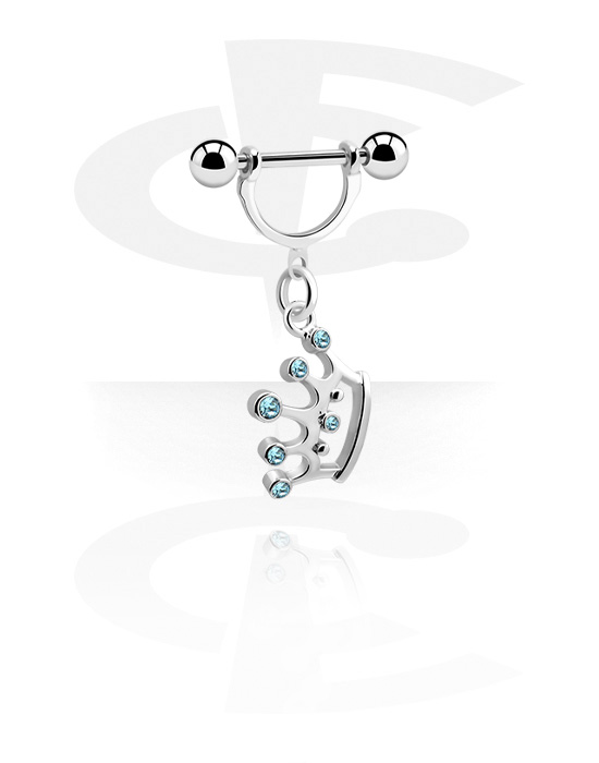 Nipple Shield with charm (Surgical Steel 316L/Plated Brass) | The World ...