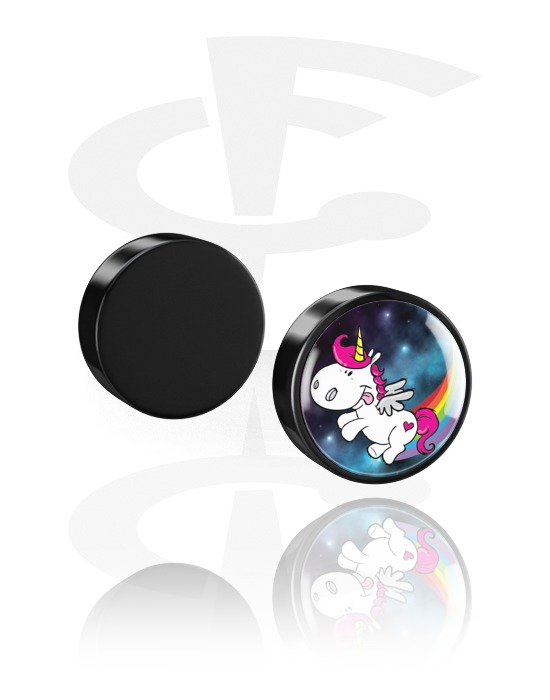 Magnetic Fake Plug with Crapwaer design | The World's No.1 Piercing Shop