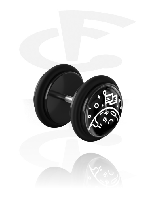 Fake Plug with Space design (Acrylic/Surgical Steel 316L) | The World's ...