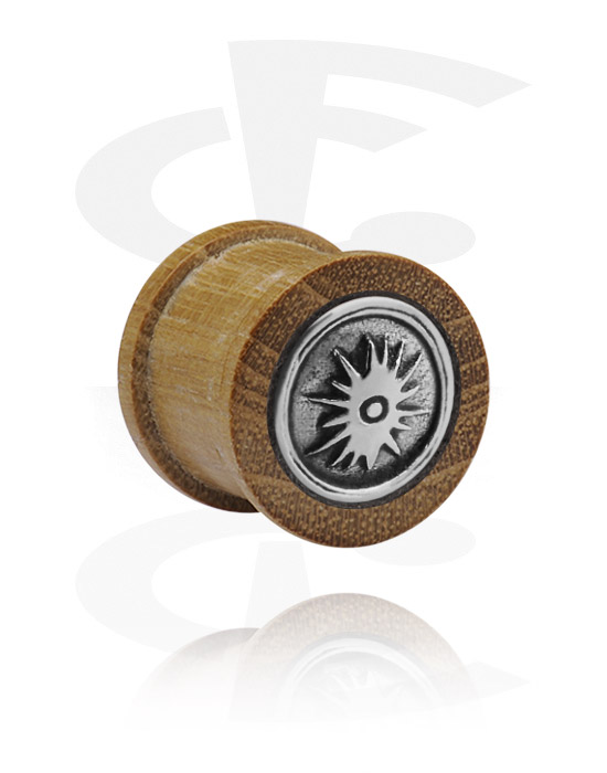 Ribbed plug (wood) | The World's No.1 Piercing Shop