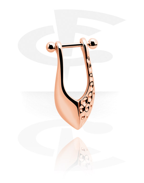 Steel Cast Ear Shield (Surgical Steel 316L/Rosegold) | The World's No.1 ...