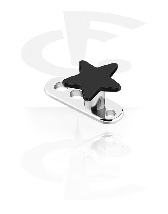 Dermal anchor with star attachment (Titanium) | The World's No.1 ...