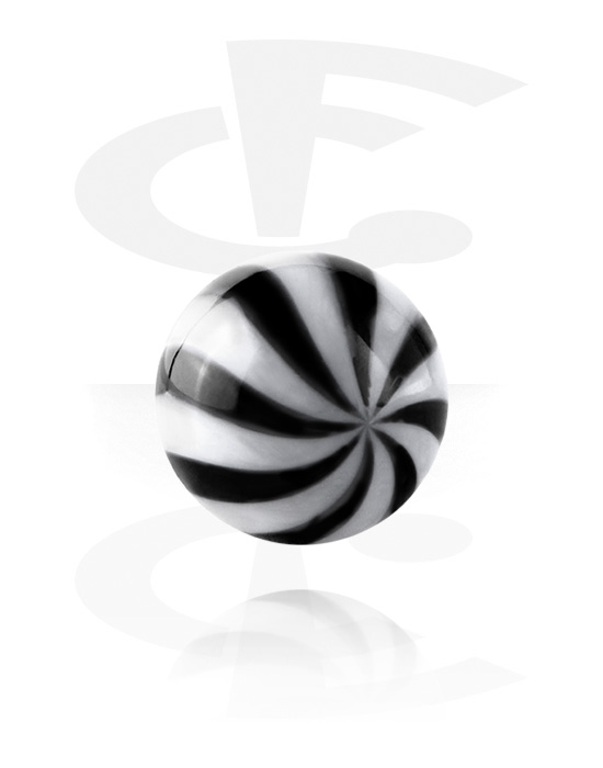 Ball for 1.6mm threaded pins (acrylic, various colours) (Acrylic) | The ...